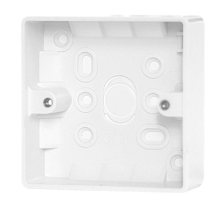 PVC Surface box(3x3/6x3) – Amanat Electrical Zimbabwe