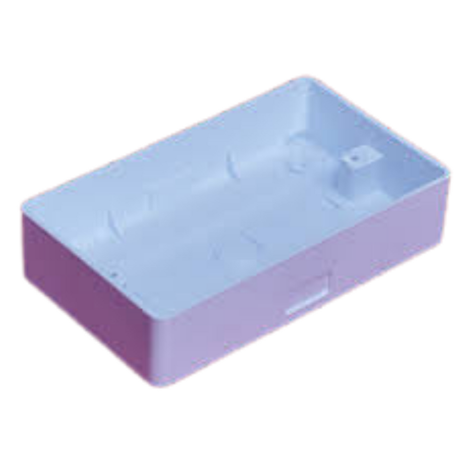 PVC Surface box(3x3/6x3) – Amanat Electrical Zimbabwe